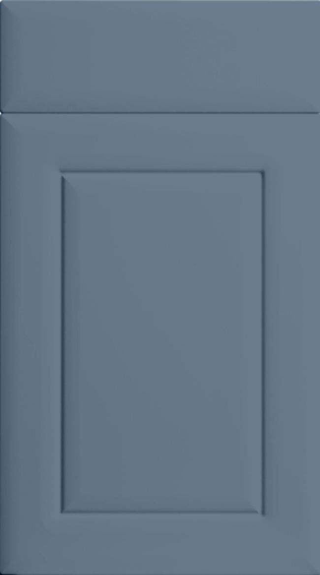 Ashford Super Matt Misty Blue Kitchen Doors | Made to Measure | 50% Off