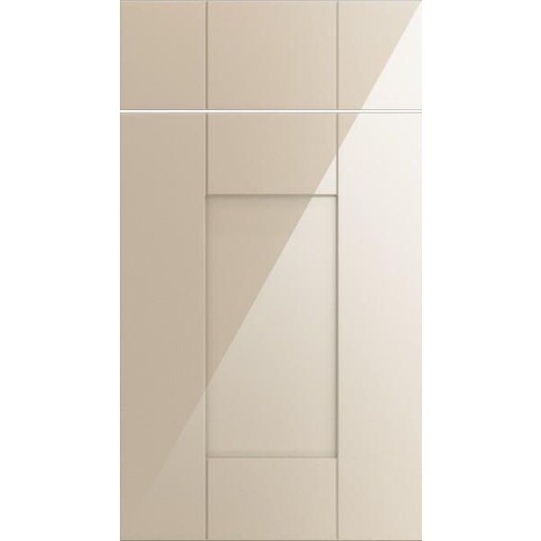 Buckingham High Gloss Cappuccino Kitchen Doors | Made to Measure | 50% Off