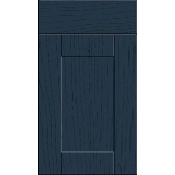Shaker Paint Flow Matt Indigo Blue Kitchen Doors | Made to Measure | 50 ...