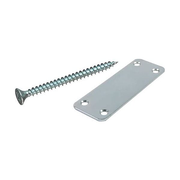 Steel joining plates and screws