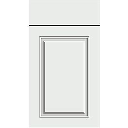 Carlton Satin White Kitchen Doors | Made to Measure | 50% Off